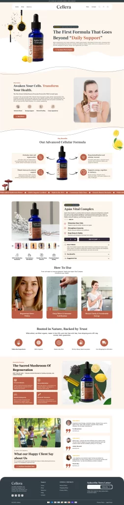 Cellara Trusted Us for Website Redesign Services